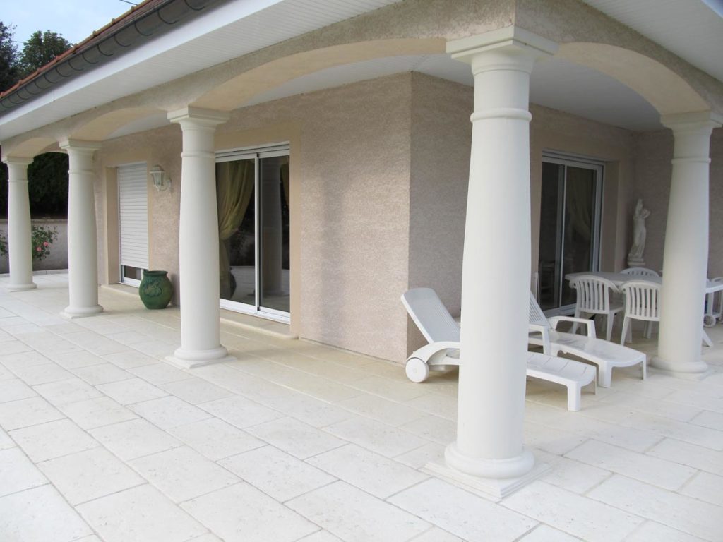 Colonne Toscane monobloc / colonne romaine, gamme Provence - www.pierre ...