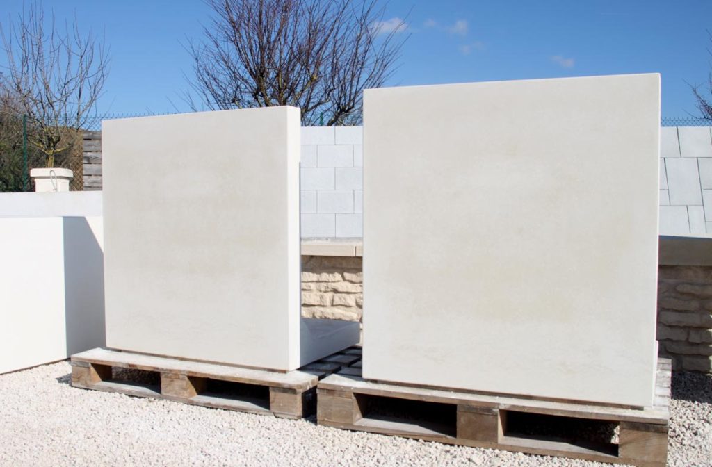 Mur de soutènement préfabriqué en béton armé, muret en L lisse ...